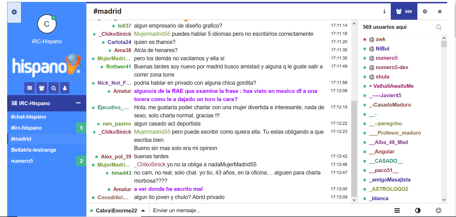 Chathispano: chat multimedia en español » Mejores chats